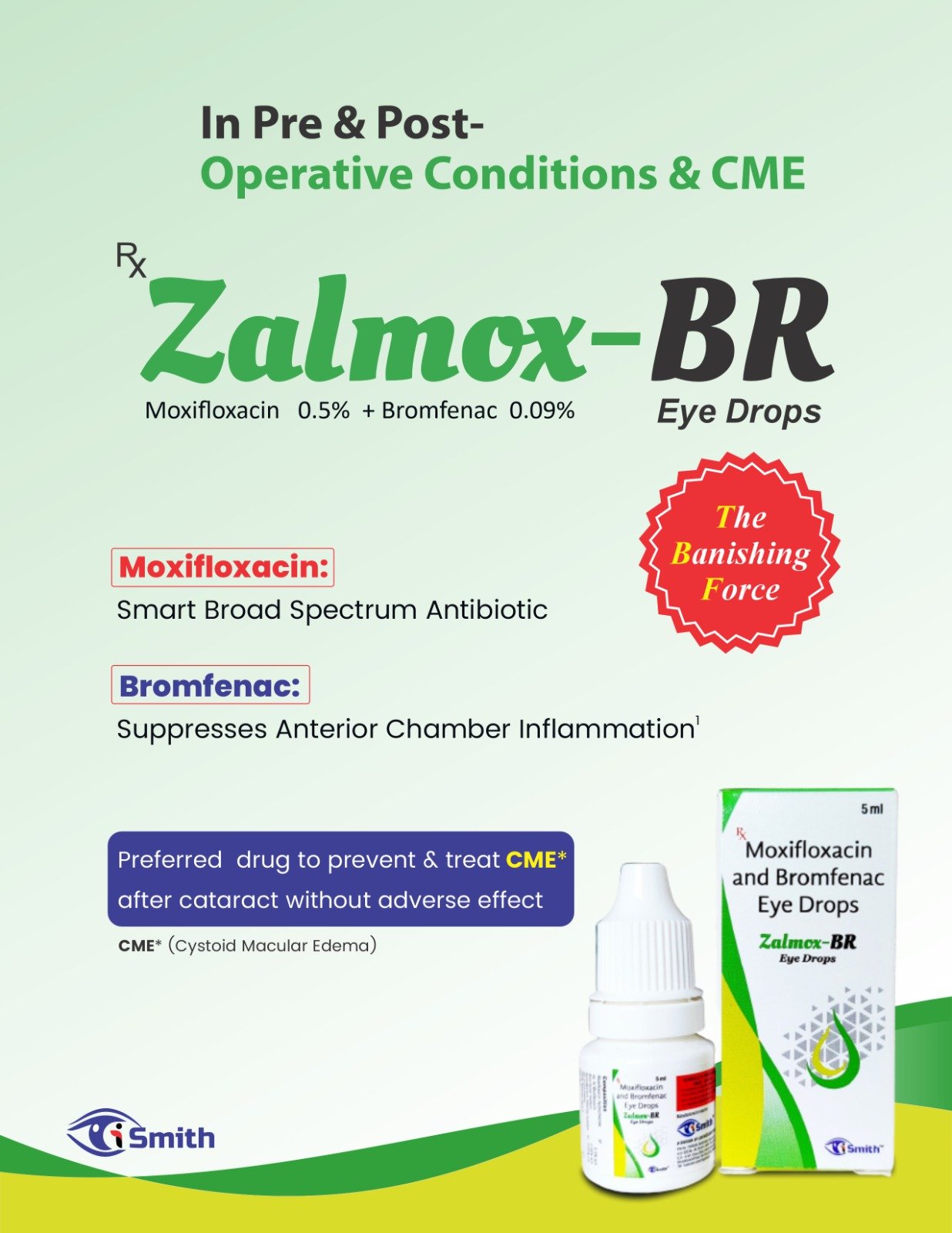 Zalmox BR Eye Drops Manufacturer in India - I Smith