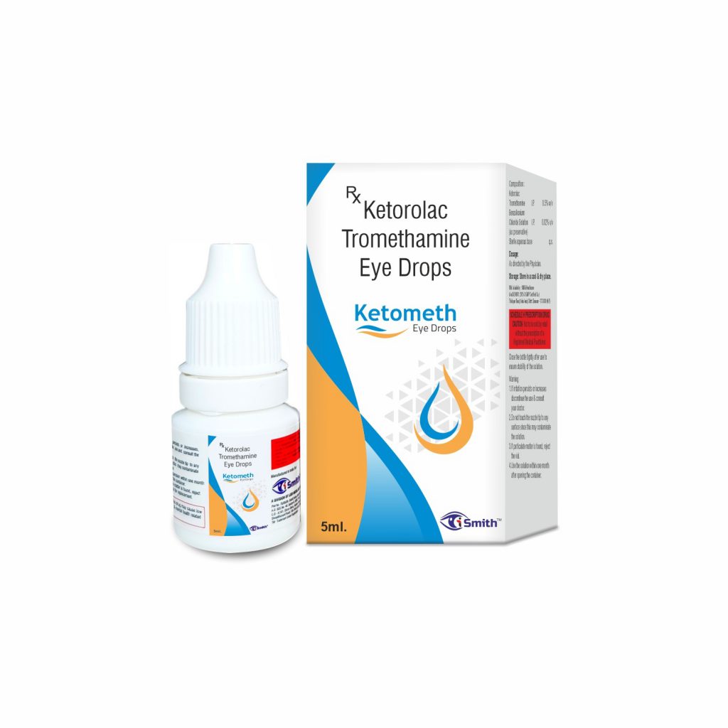 Ketometh Eye Drops Manufacturer in India - I Smith