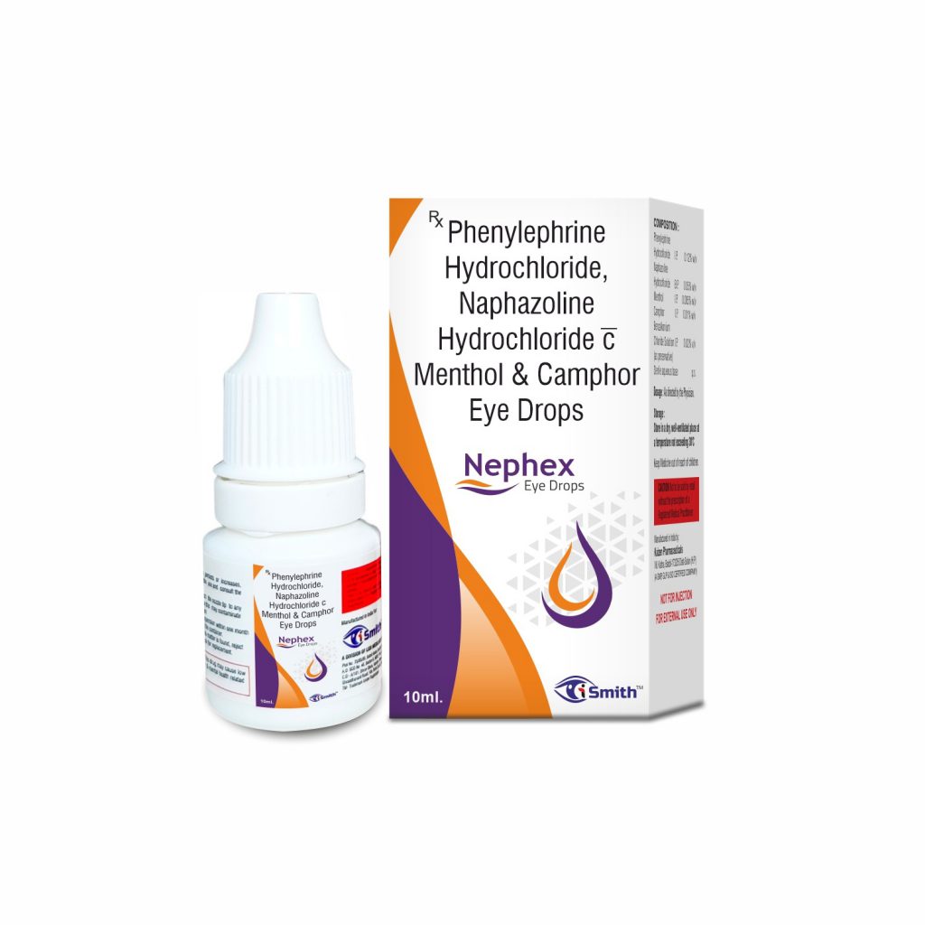 Nephex Eye Drops Manufacturer in India - I Smith
