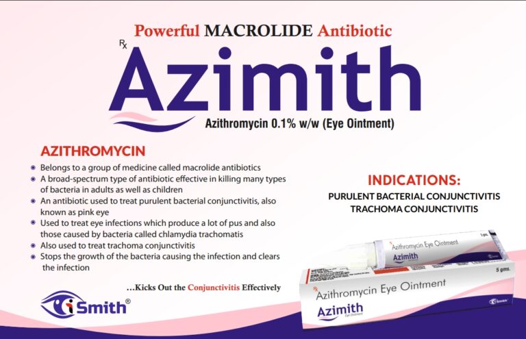 Azithromycin Eye Ointment Manufacturers & Suppliers in India